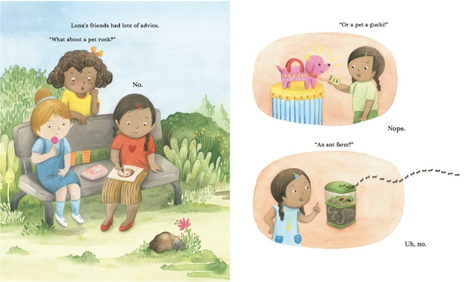 Perfect Picture Book Friday – Luna’s Green Pet – Susanna Leonard Hill