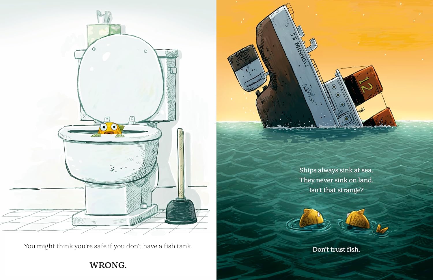 Perfect Picture Book Friday – Don’t Trust Fish – Susanna Leonard Hill